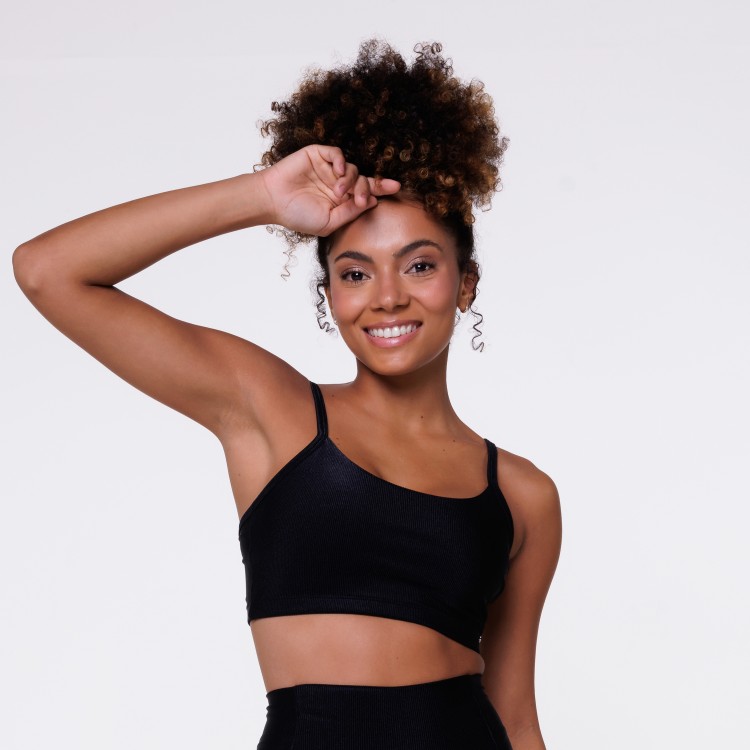 Top Trilobal Rib Preto - Oui